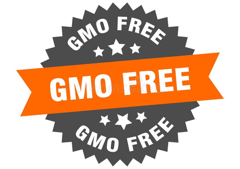 Gmo Free Sign. Gmo Free Circular Band Label. Gmo Free Sticker Stock ...