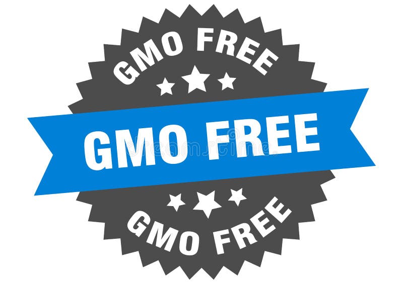 Gmo Free Sign. Gmo Free Circular Band Label. Gmo Free Sticker Stock ...