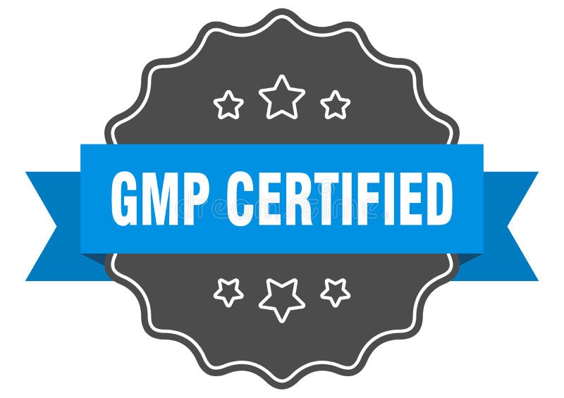 Gmp Certified Label Sign. Round Stamp. Band. Ribbon Stock Vector ...
