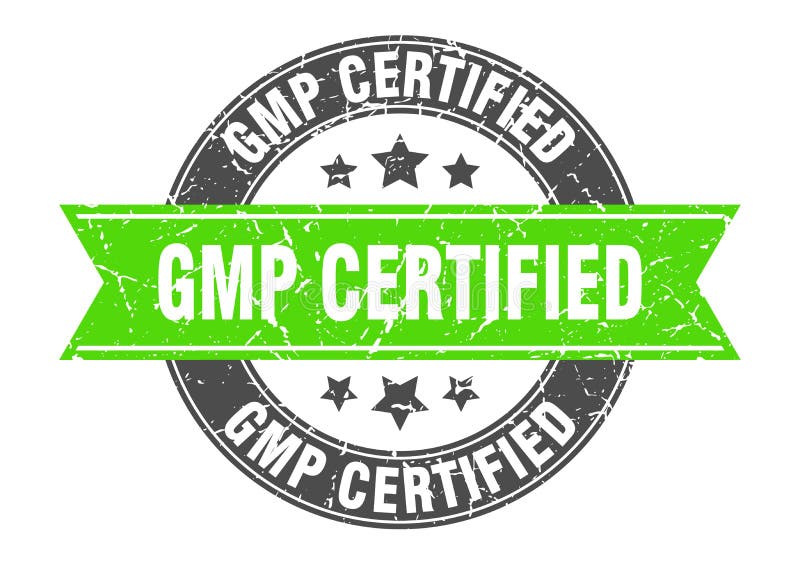 Gmp Certified Round Stamp with Ribbon. Label Sign Stock Vector ...