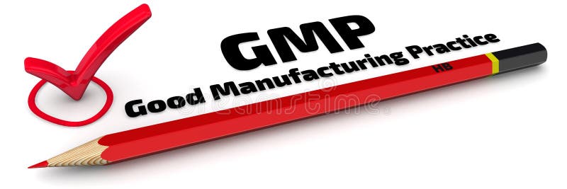 Gmp Good Manufacturing Practice Concept with Big Word or Text and Team ...