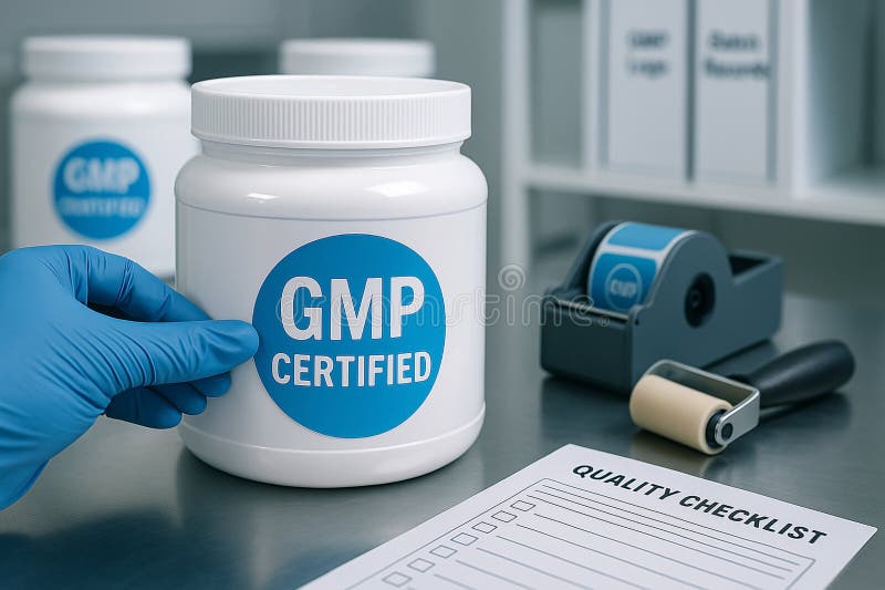 GMP: Good Manufacturing Practices Certified Label Application on ...