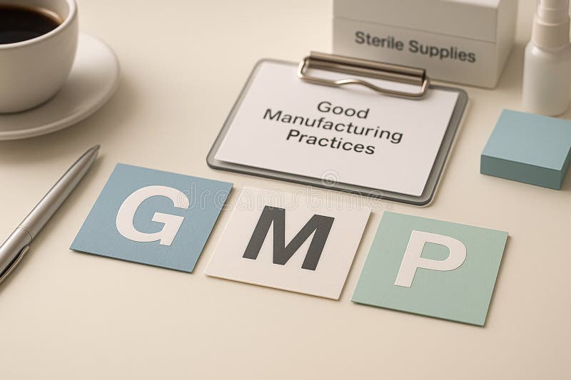 Good Manufacturing Practices Office Desk Layout Stock Illustrations – 5 ...