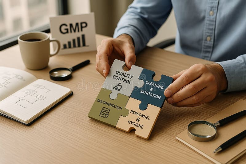 GMP Implementation Puzzle Showing Interlocking Elements of ...