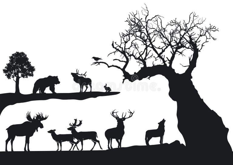 Elk Tree Stock Illustrations – 6,973 Elk Tree Stock Illustrations ...