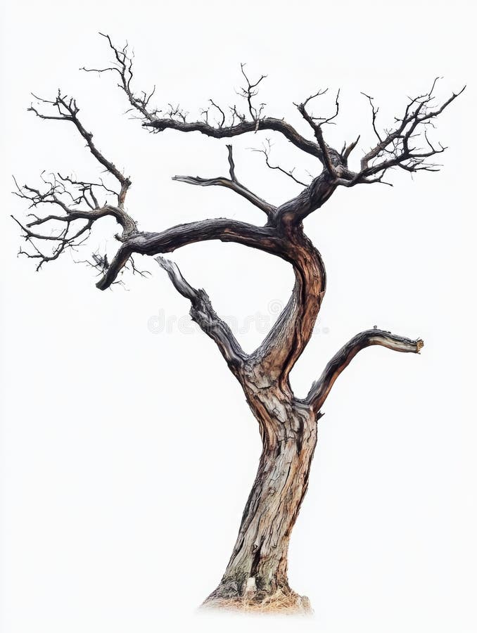 Gnarly Tree Branch stock illustration. Illustration of foliage - 359553877