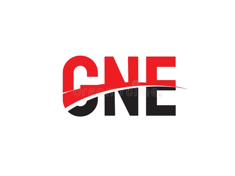 GNE Letter Initial Logo Design Vector Illustration Stock Vector ...