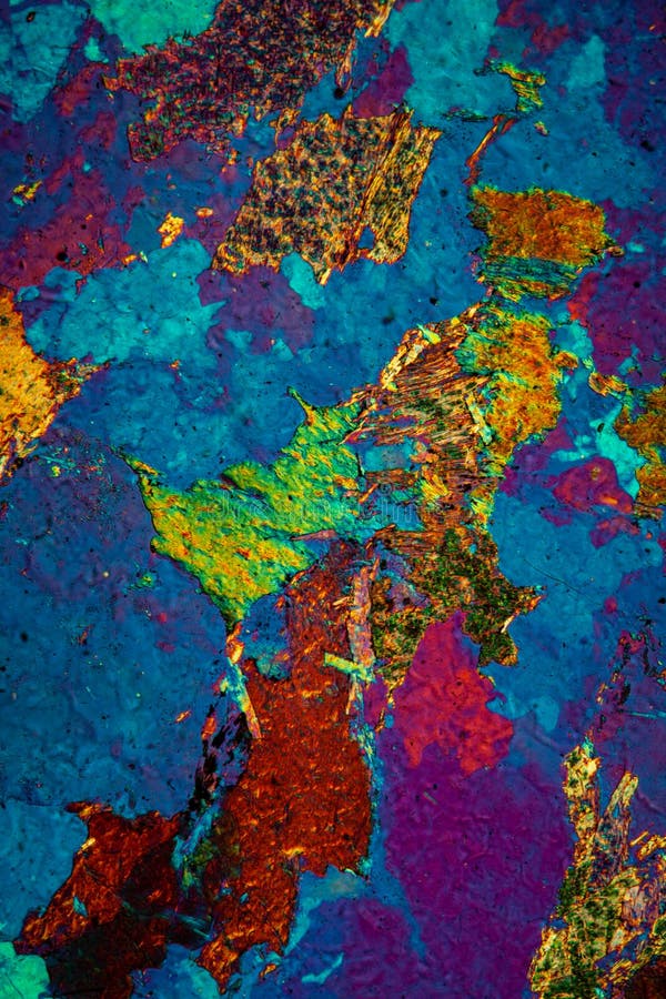 Gneiss Rock Under the Microscope Stock Photo - Image of rocks, macro ...