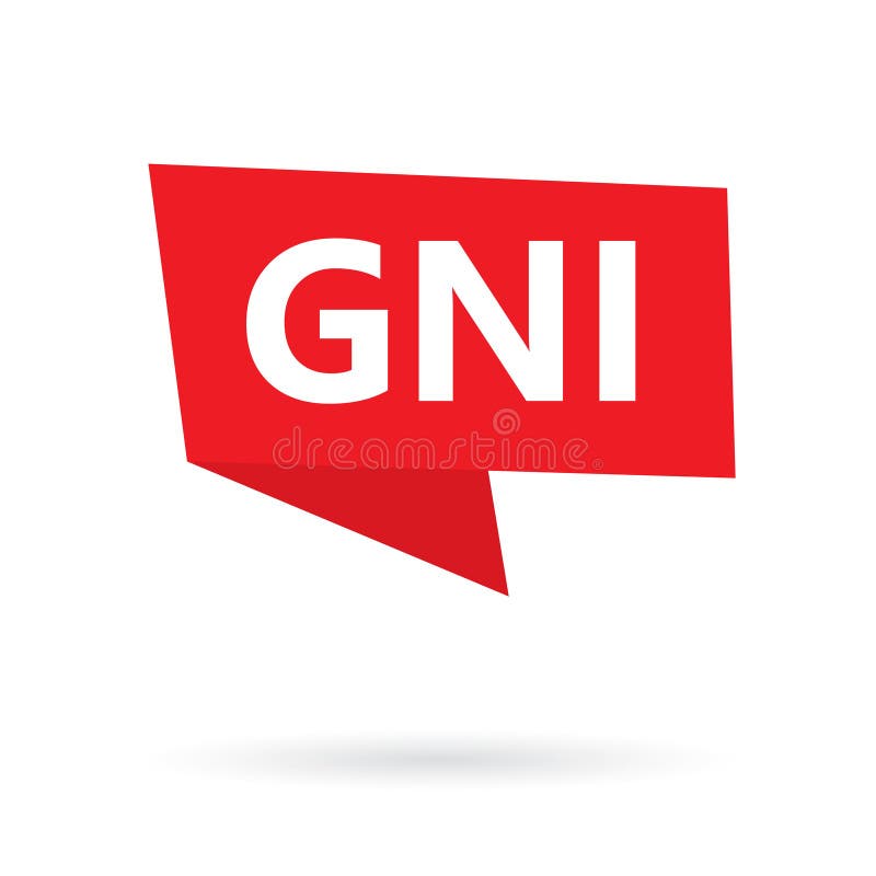 Gross National Product (GNP) Icon. Trendy Modern Flat Linear Vec Stock ...