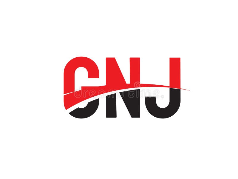 GNJ Letter Initial Logo Design Vector Illustration Stock Vector ...