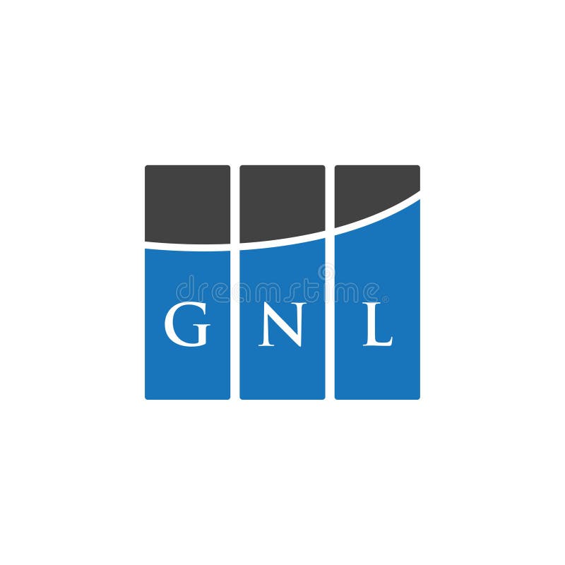GNL Letter Logo Design on WHITE Background. GNL Creative Initials ...