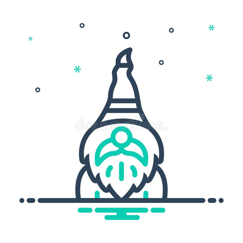 Mix Icon for Gnome, Dwarf and Midget Stock Illustration - Illustration ...