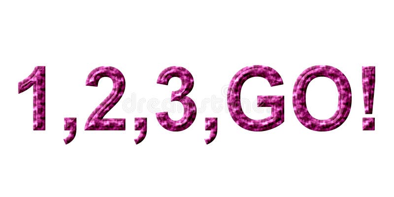Go 123 stock illustration. Illustration of text, render - 651388