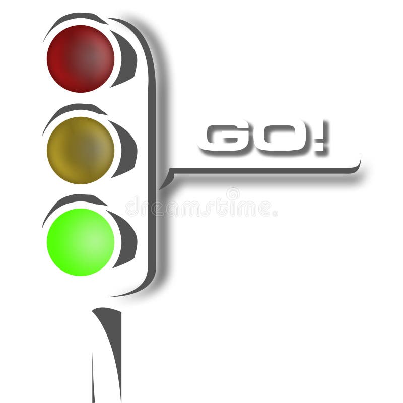 Traffic Light Green Go Stock Illustrations – 598 Traffic Light Green Go ...