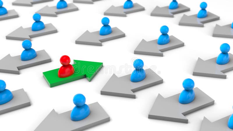 Go Against the Traffic. Another Direction of Development Stock ...