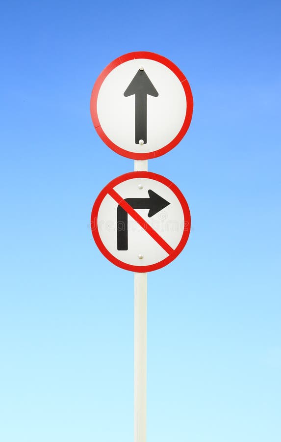 Go Ahead the Way ,forward Sign Stock Image - Image of forward, guide ...