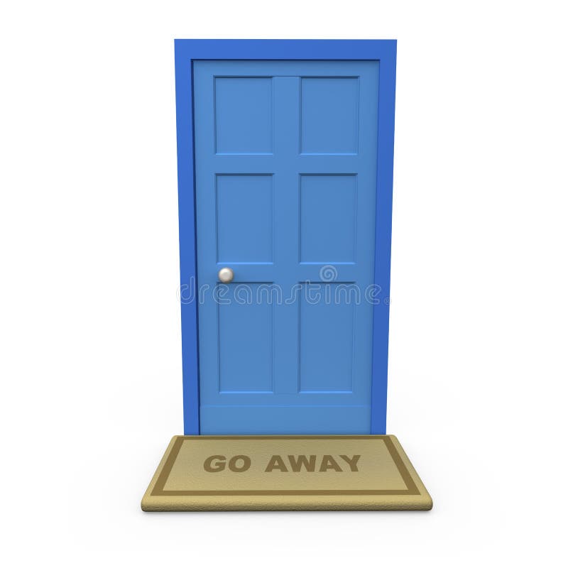 Go Away! stock vector. Illustration of children, kids - 20639792