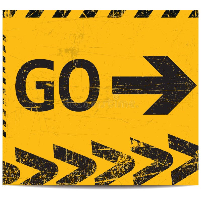 Go away sign stock illustration. Illustration of roadsign - 4818100
