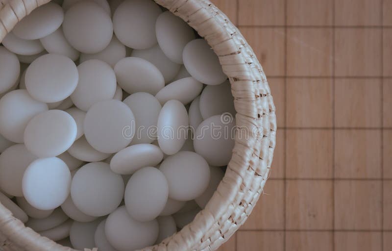 Go board game on a table stock image. Image of chinese - 70716441