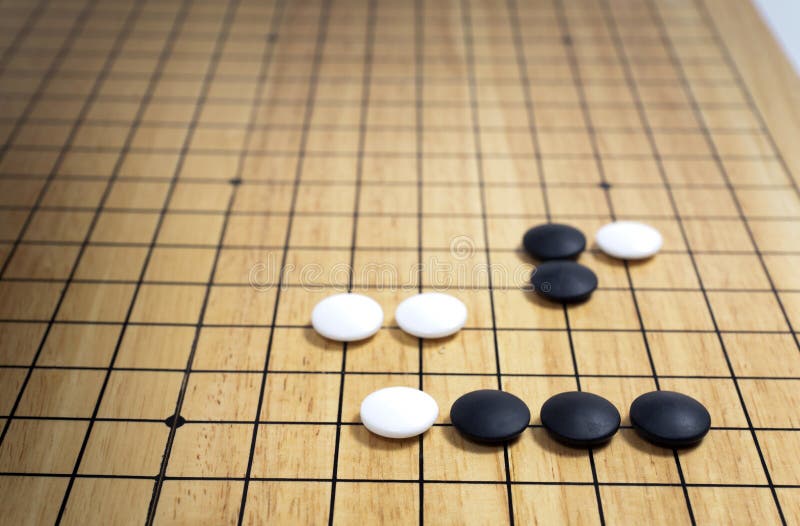 Go board game. stock photo. Image of grid, artificial - 103906866