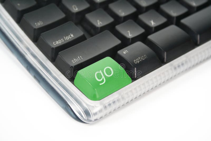 Go button stock photo. Image of black, keys, keyboard - 2845862