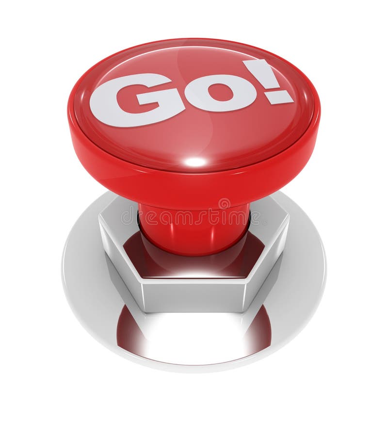 Big red button stock vector. Illustration of chrome, site - 37742736