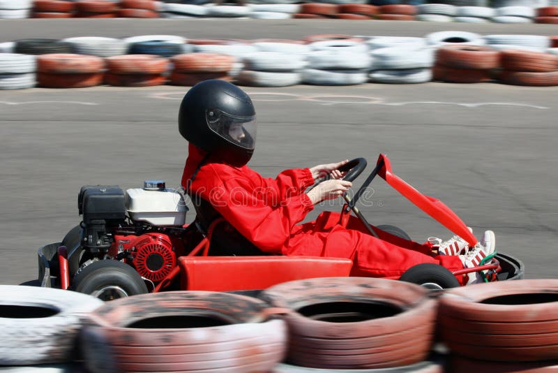 Go cart race stock photo. Image of drive, compete, racing - 15036586