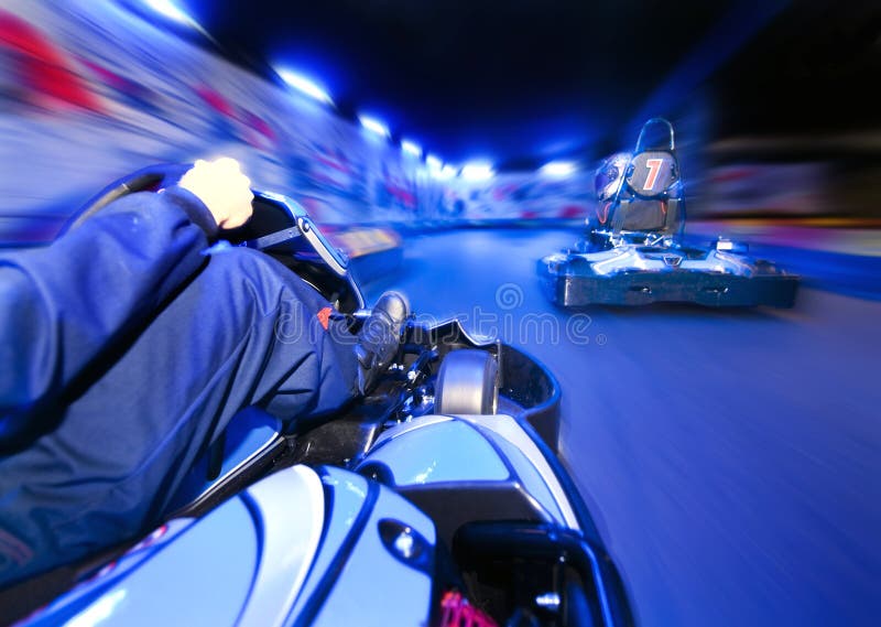 Go-Kart Race stock photo. Image of competition, race - 16763872