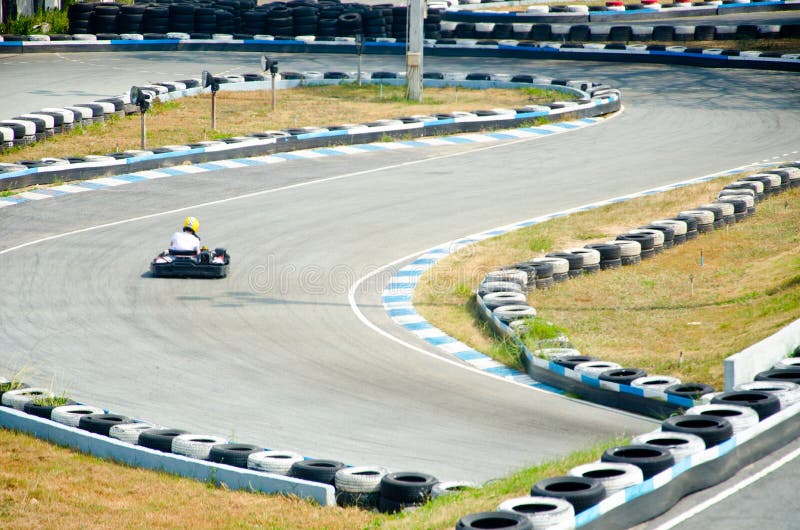Go cart racer stock photo. Image of motion, driver, competition - 37728060