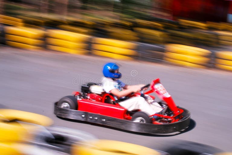 Go-cart racing stock image. Image of downhill, fast, kart - 25626549