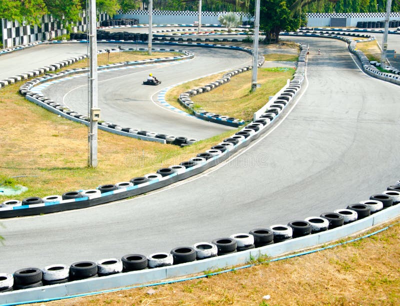 Go-cart racing stock photo. Image of gokart, motion, number - 37728068