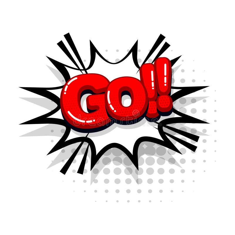 Go Comic Text Stock Illustrations – 340 Go Comic Text Stock ...