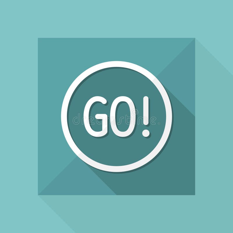 Go! Concept - Vector Web Icon Stock Vector - Illustration of policeman ...