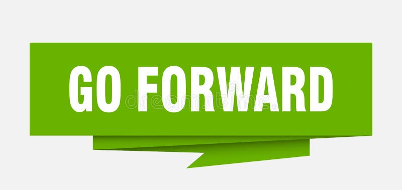 Go forward stock vector. Illustration of note, peeler - 124344574