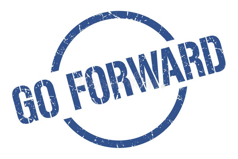 Go forward stock vector. Illustration of seal, template - 124279626