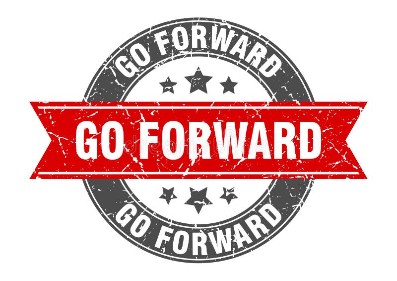 Go Forward Stamp Illustration Stock Vector - Illustration of seal ...