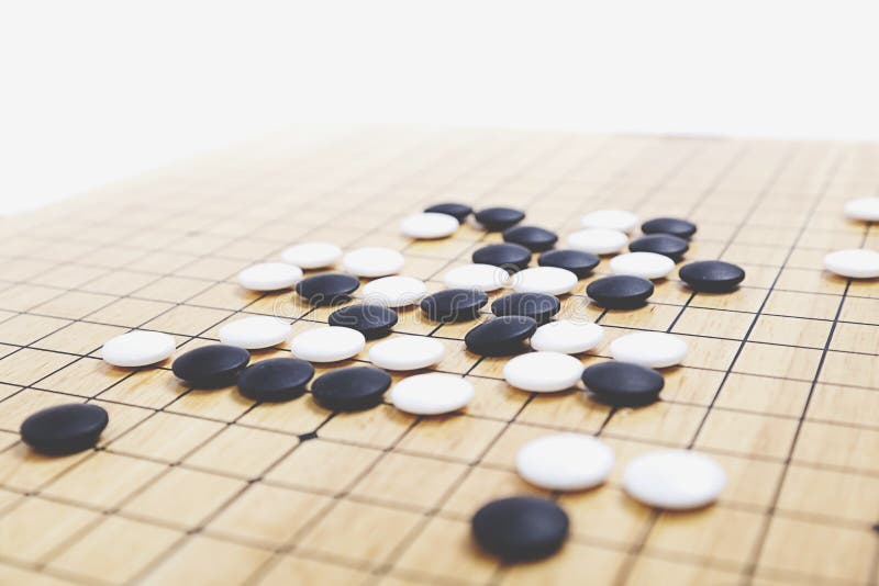 Go game board stock photo. Image of cultures, game, achievement - 100781354