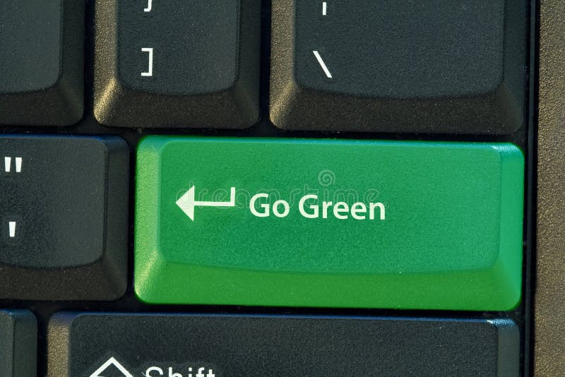 Go Green button stock image. Image of environment, health - 15066849