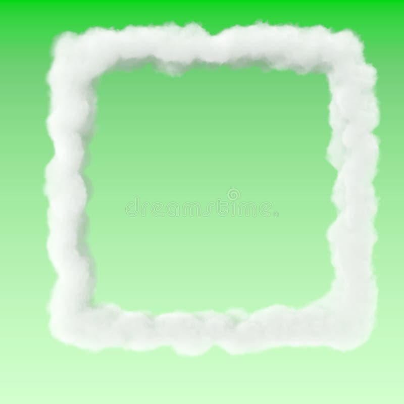 Hanging Clouds Invitation Card Stock Illustration - Illustration of ...