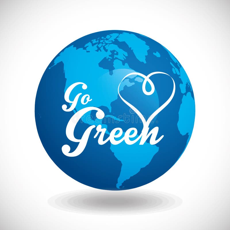Go green design stock vector. Illustration of sustainable - 58547010