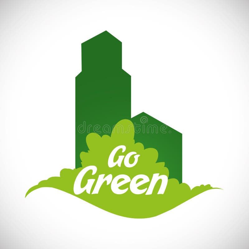Go Green City Concept Stock Illustrations – 823 Go Green City Concept ...