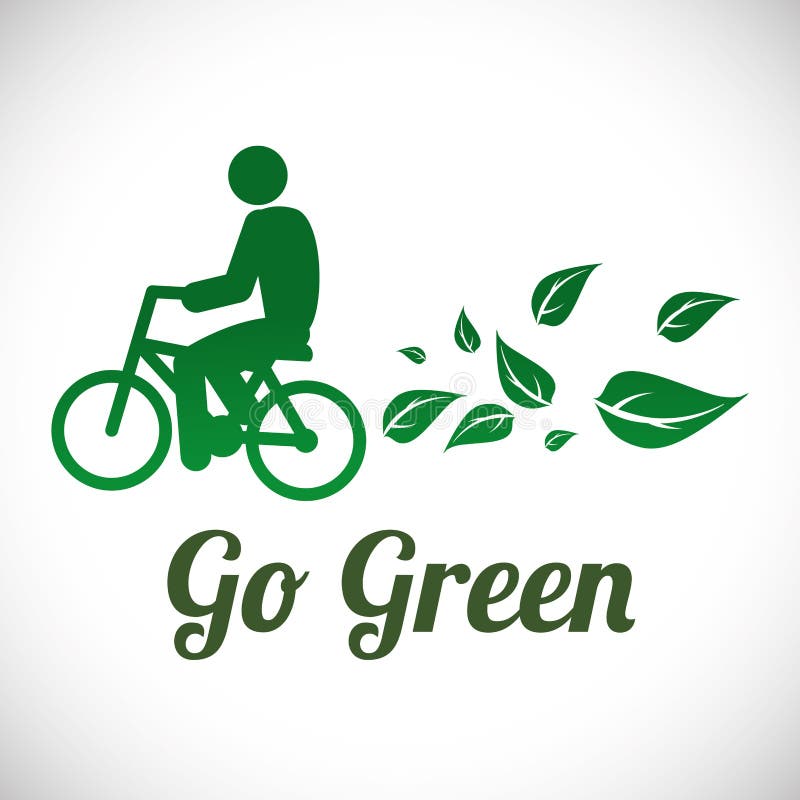 Go green design stock vector. Illustration of save, nature - 58547079