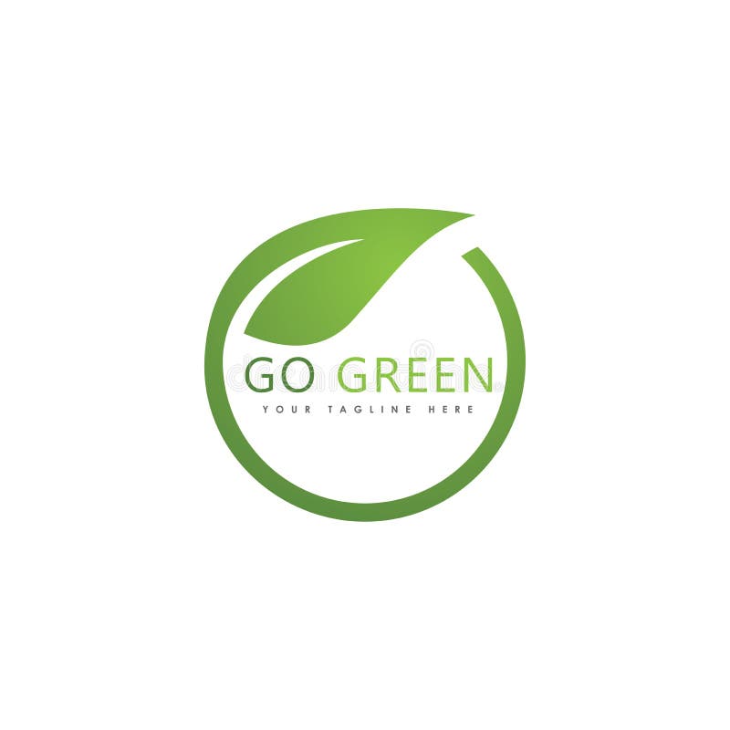 Go Green Tree Logo Stock Illustrations – 1,395 Go Green Tree Logo Stock ...