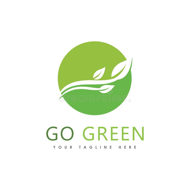 Go Green Tree Logo Stock Illustrations – 1,395 Go Green Tree Logo Stock ...