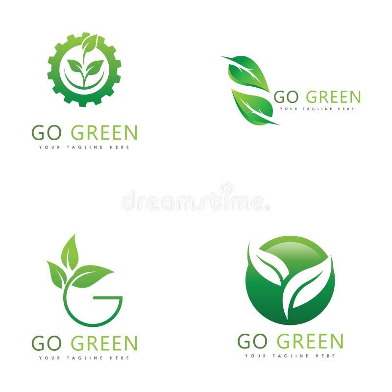Go Green Tree Logo Stock Illustrations – 1,395 Go Green Tree Logo Stock ...