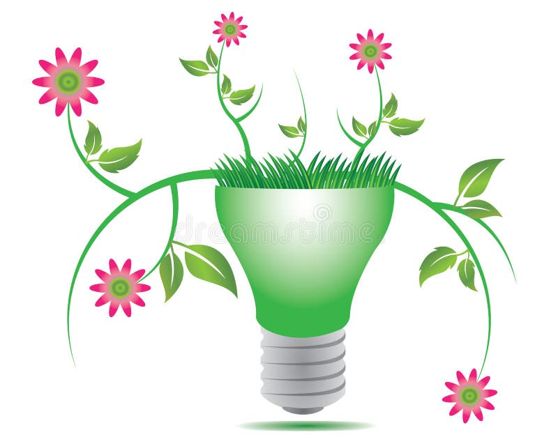 Light Bulb Going Green Stock Illustrations – 14 Light Bulb Going Green ...