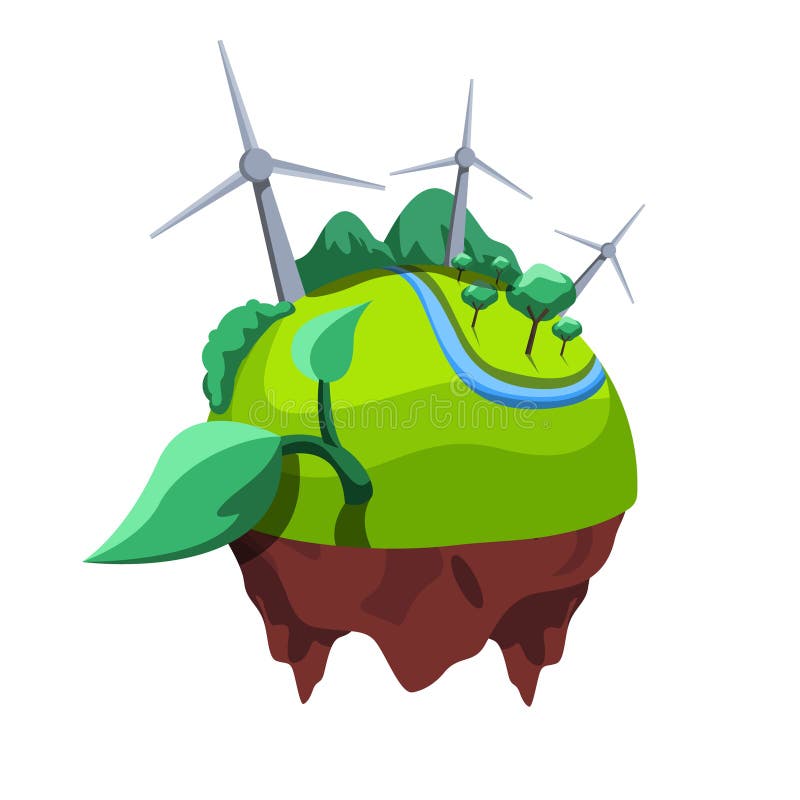 Go Green Go Paperless Vector Art Illustration Stock Vector ...