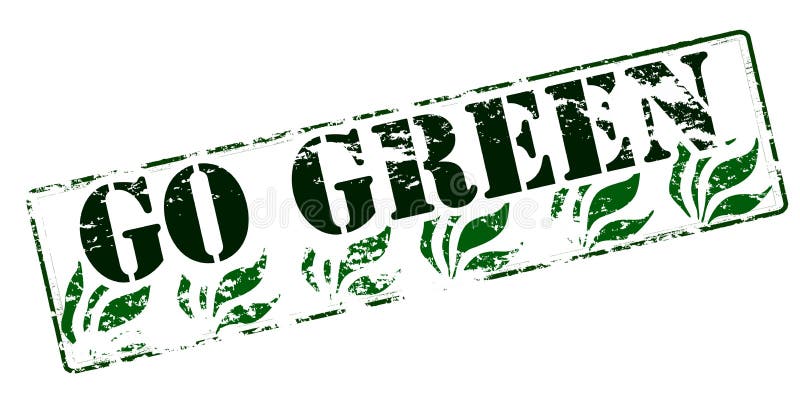 Go green stock vector. Illustration of green, vector - 82295780