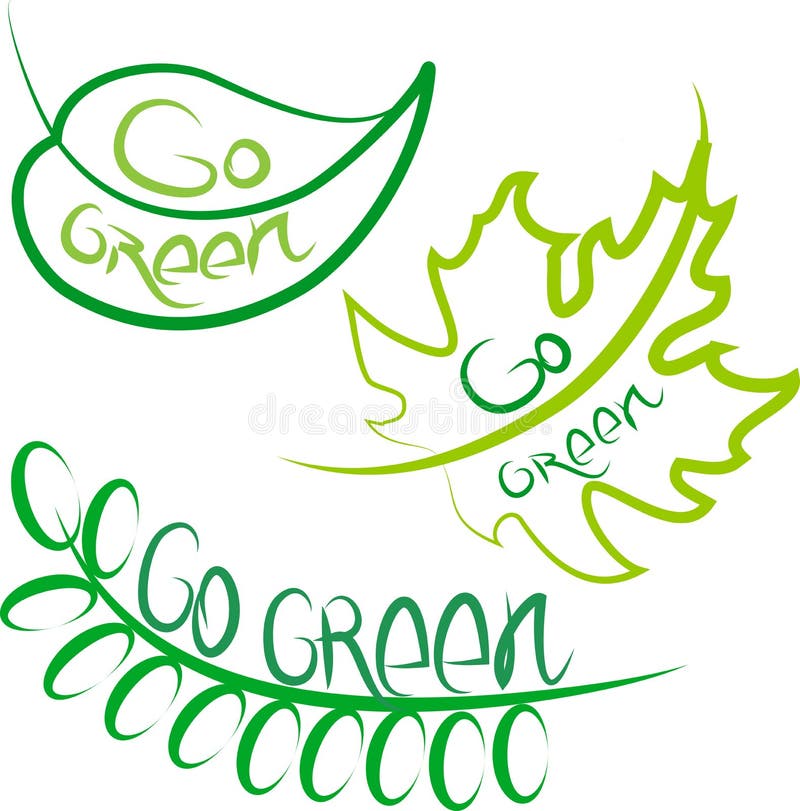 Go Green Symbols Stock Illustrations – 676 Go Green Symbols Stock ...