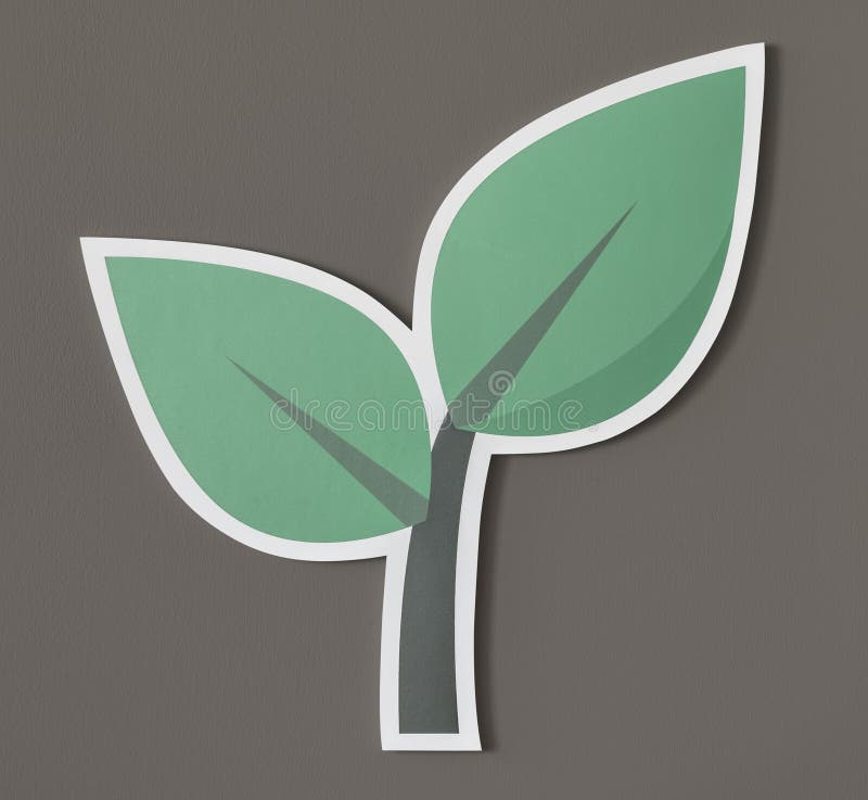 Green Think Clean the World Icon Stock Illustration - Illustration of ...